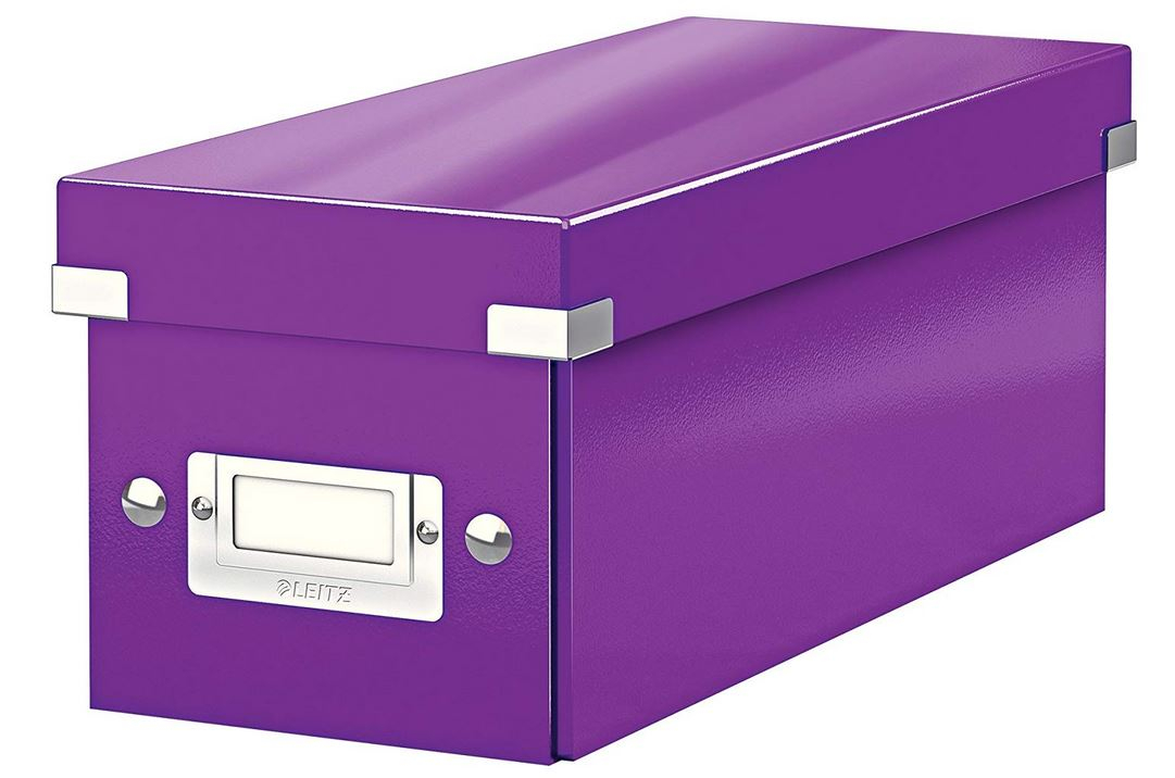 Boite de rangement WOW - CD - Violet LEITZ 6041-00-62 | Citasac